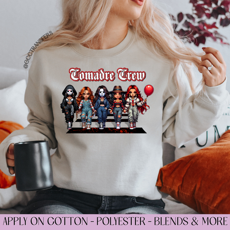 Comadre Crew Halloween - Full Color DTF Transfer – GCC Transfers